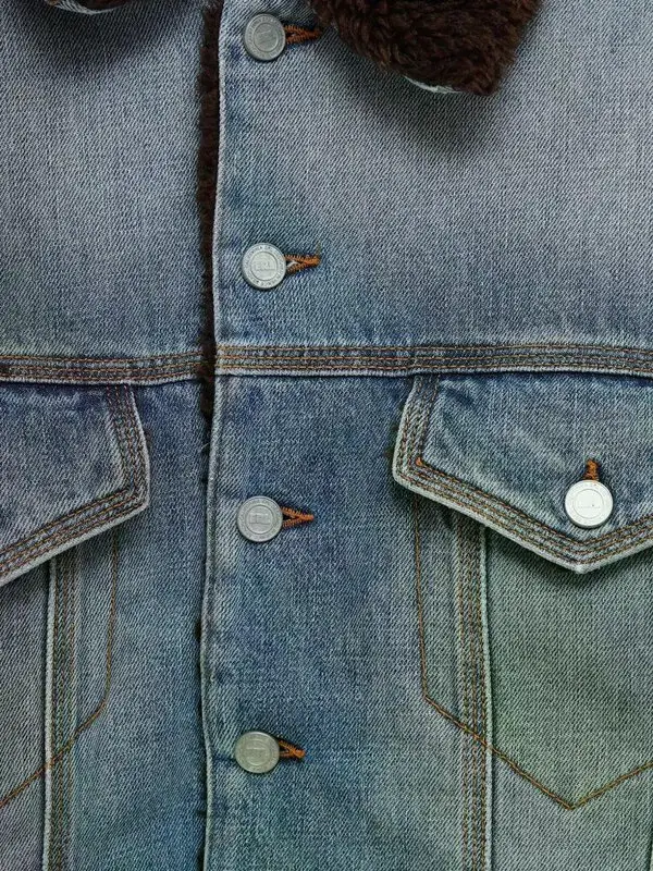 ERL Shearling Collar Pocket Jacket