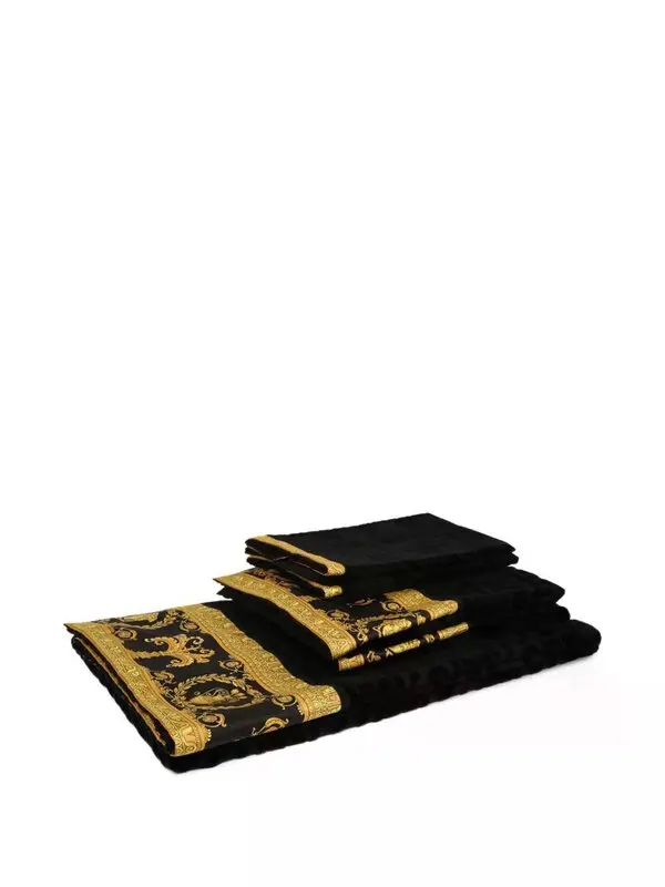 Versace Barocco-print Towel