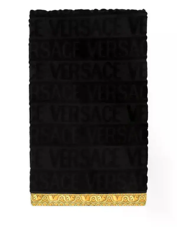 Versace Barocco-print Towel