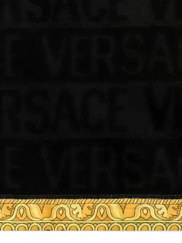 Versace Barocco-print Towel