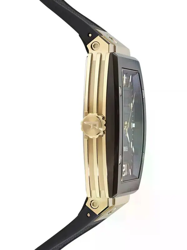 FERRAGAMO F-80 Tonneau 42mm Watch - Black