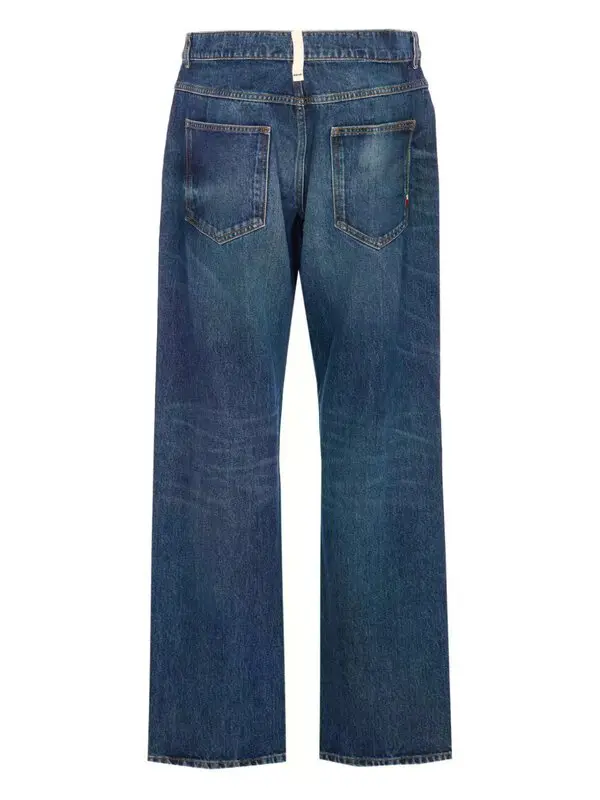 AMISH Whiskering-effect Jeans