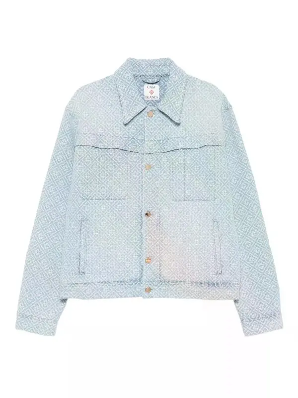 Casablanca Monogram-patterned Button-up Jacket
