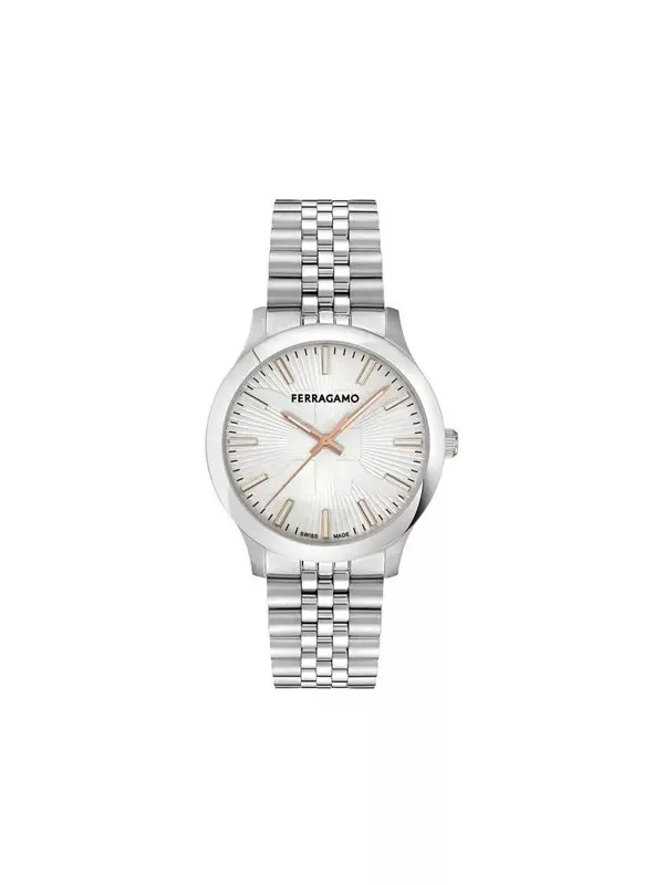 FERRAGAMO Watch With Stainless Steel Bracelet - White
