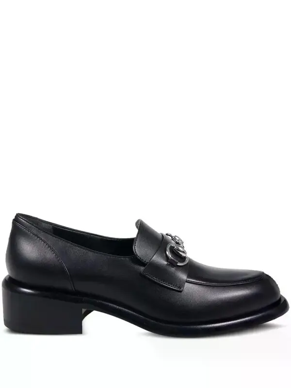 Gucci Horsebit Heeled Loafers