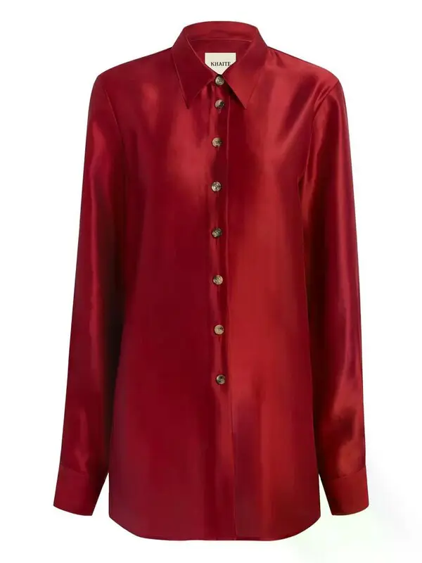 Khaite Buttoned Shirt - Red