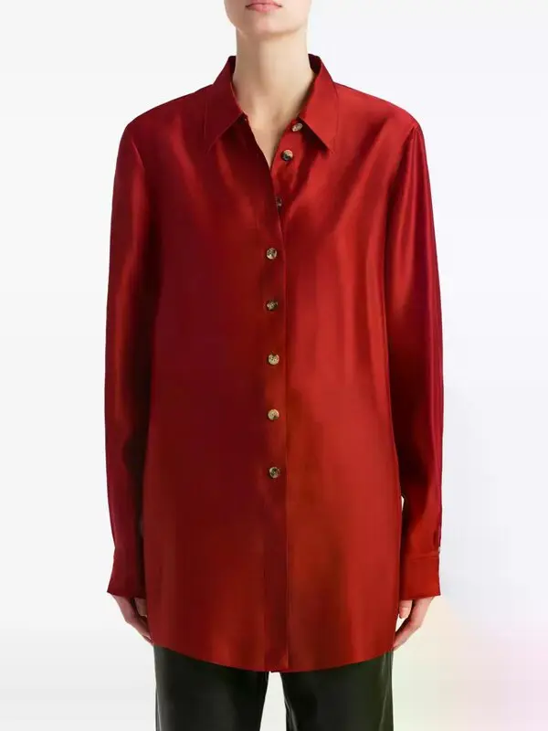 Khaite Buttoned Shirt - Red