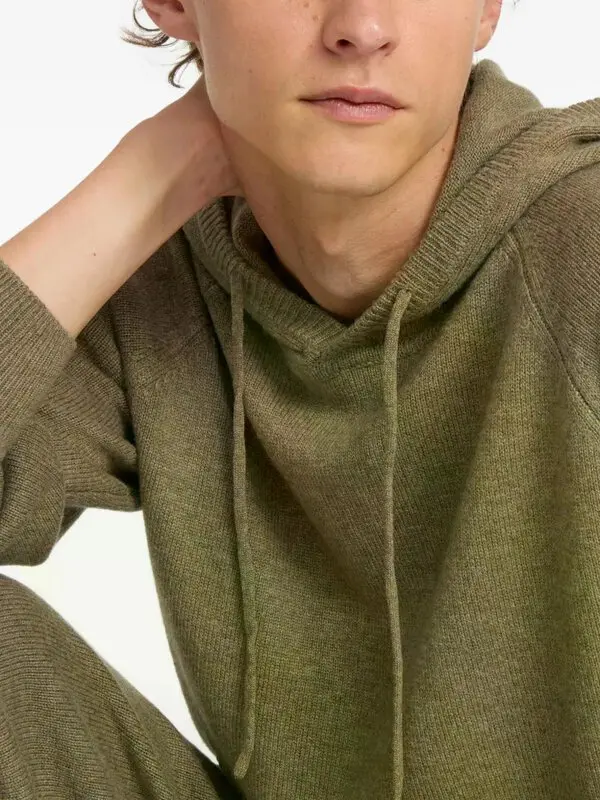 YVES SALOMON Knitted Hoodie