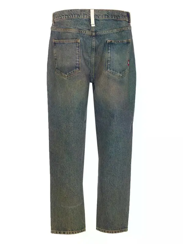 AMISH Whiskering-effect Jeans