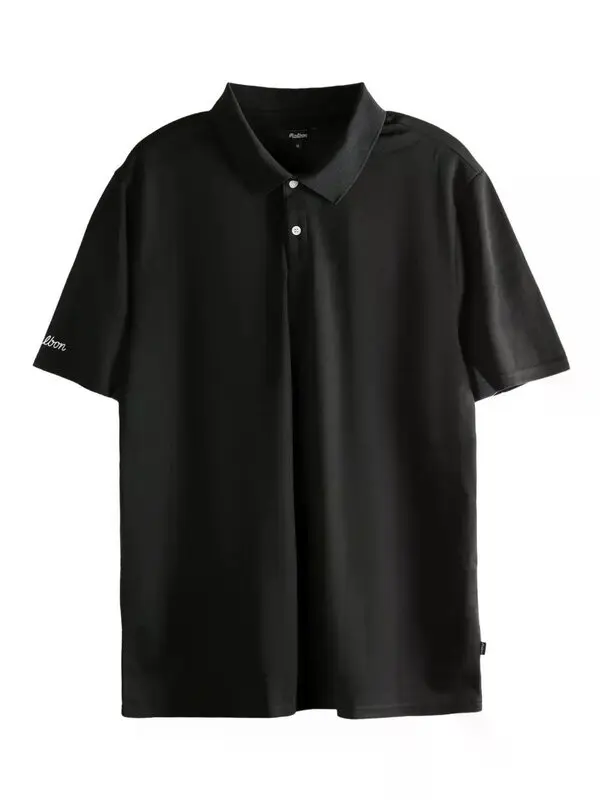 MALBON Logo-print Polo Shirt - Black