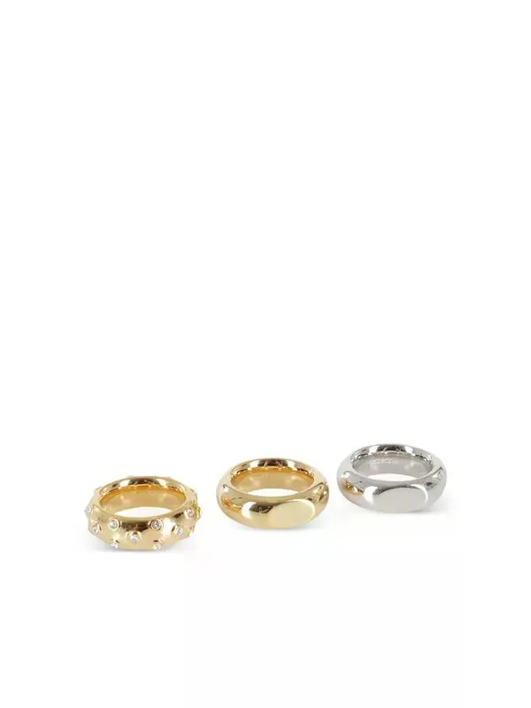 Rabanne Rings Set Of Three - Gold