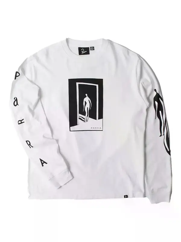 PARRA The Hotel Long-sleeve T-shirt - White