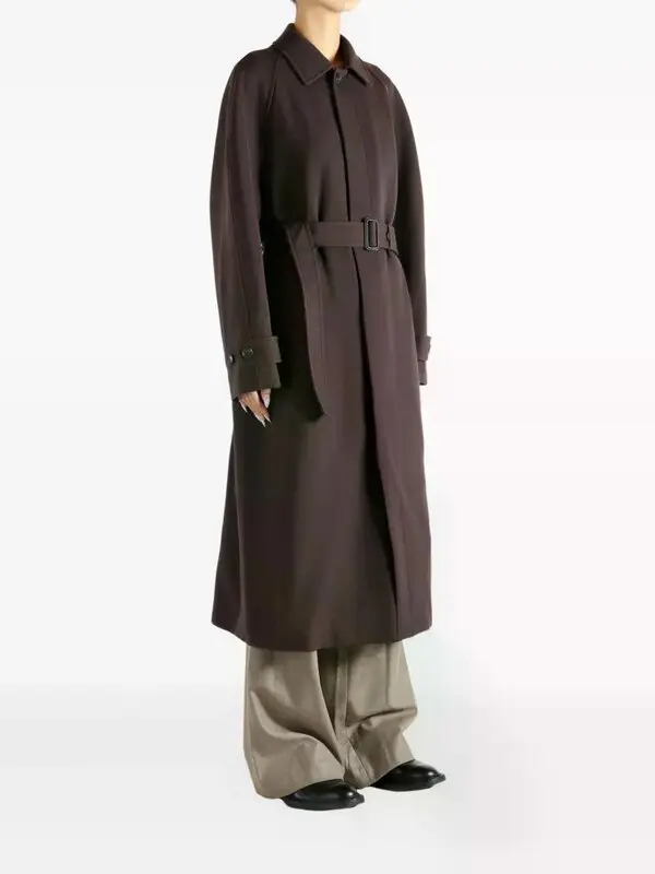 Auralee Belted Long Sleeve Coat