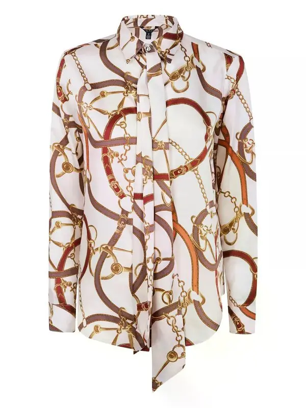 Ralph Lauren Chain-print Shirt - Neutrals