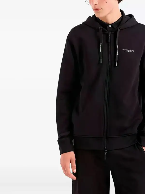Armani Exchange Hooded Zip-up Sweatshirt