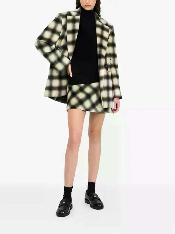 Liu Jo Chequered Single-breasted Jacket