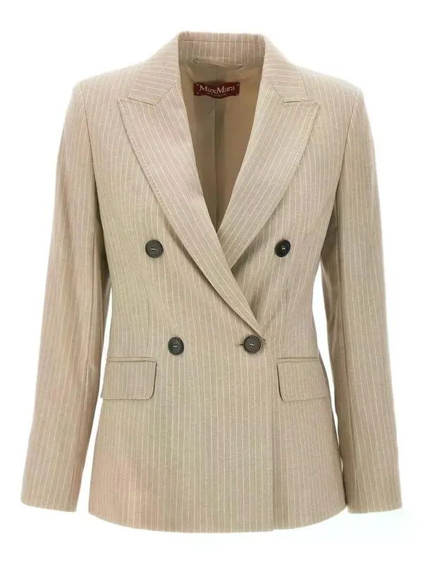 Max Mara Pinstripe Double-breasted Blazer
