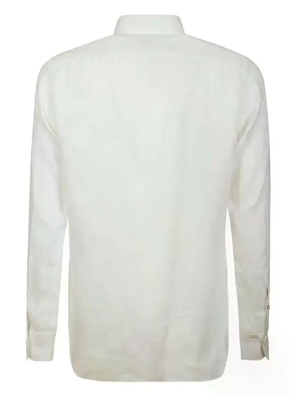 BORRIELLO NAPOLI Linen/flax Shirt - White