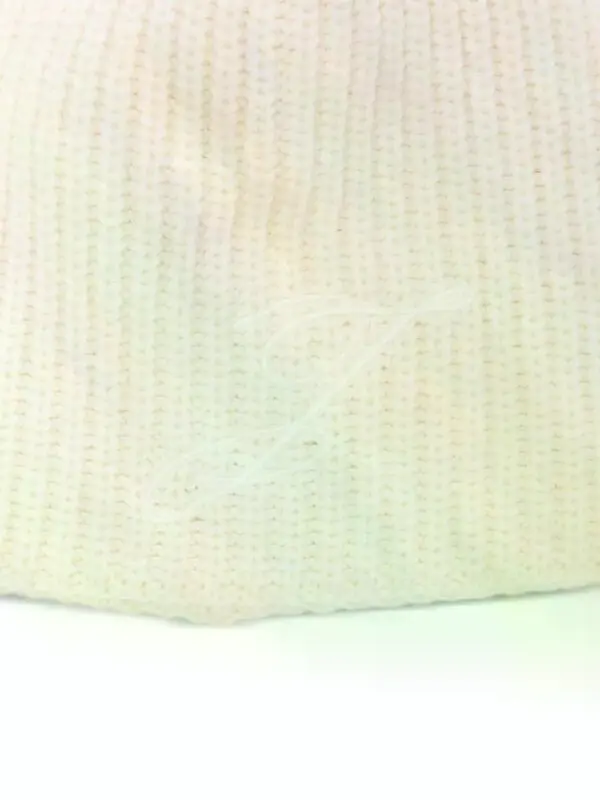 Jacquemus Ribbed Beanie - White