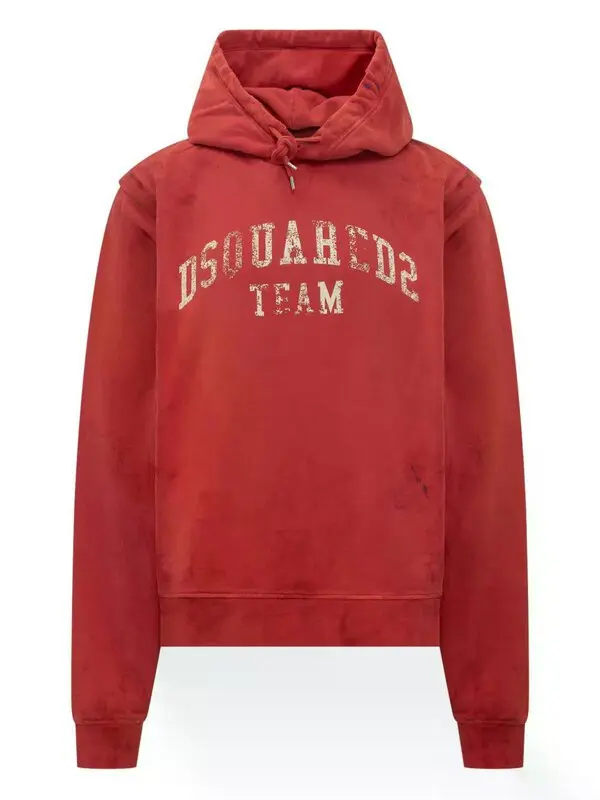 Dsquared2 Logo Hoodie - Red