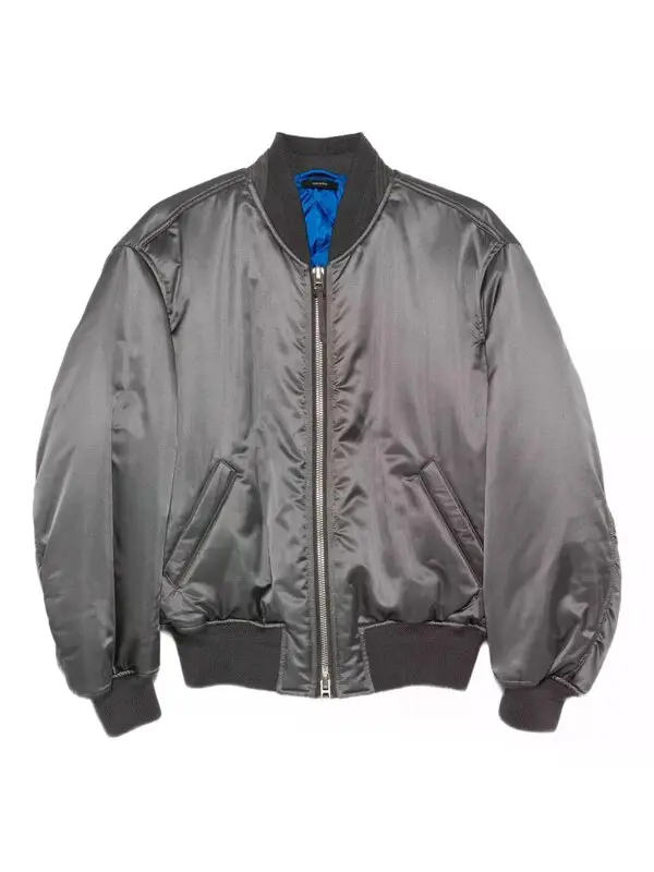 TOM FORD Zip-up Bomber Jacket - Grey