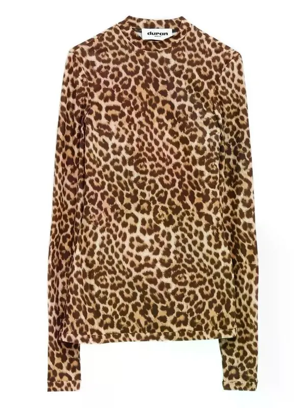 DURAN LANTINK Leopard Print Top