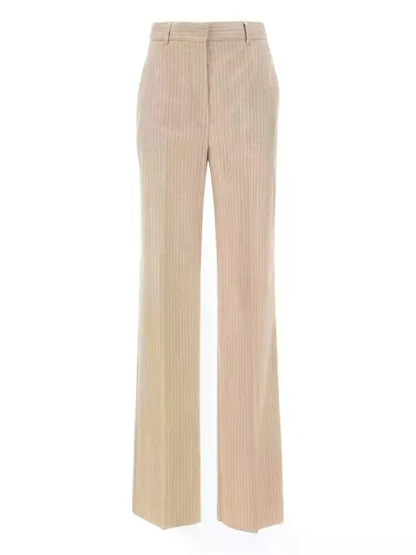Max Mara Pinstripe Pleated Trousers