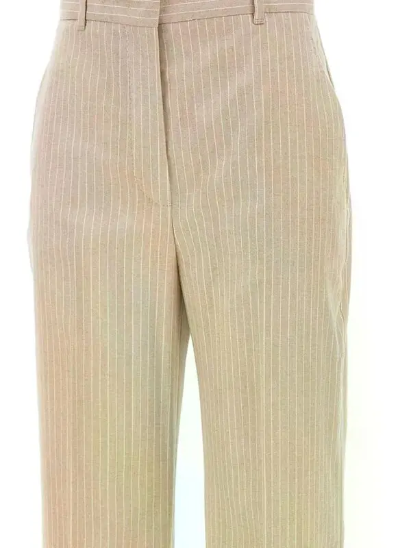 Max Mara Pinstripe Pleated Trousers