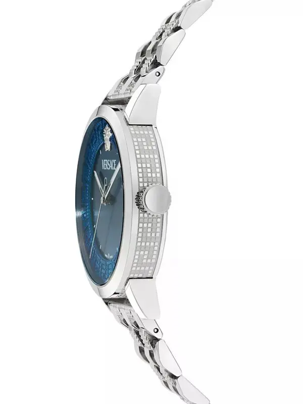 Versace Albireo 40mm Stainless Steel Watch - Blue