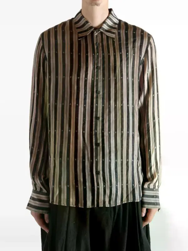 ZIGGY CHEN Striped Buttoned Shirt