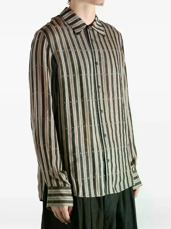 ZIGGY CHEN Striped Buttoned Shirt