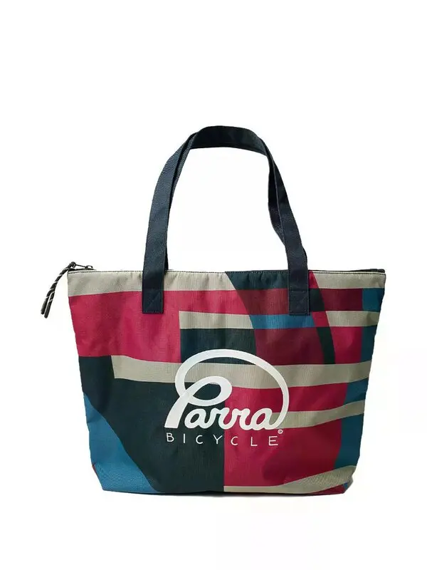 PARRA Vertical Forest Tote Bag - Blue