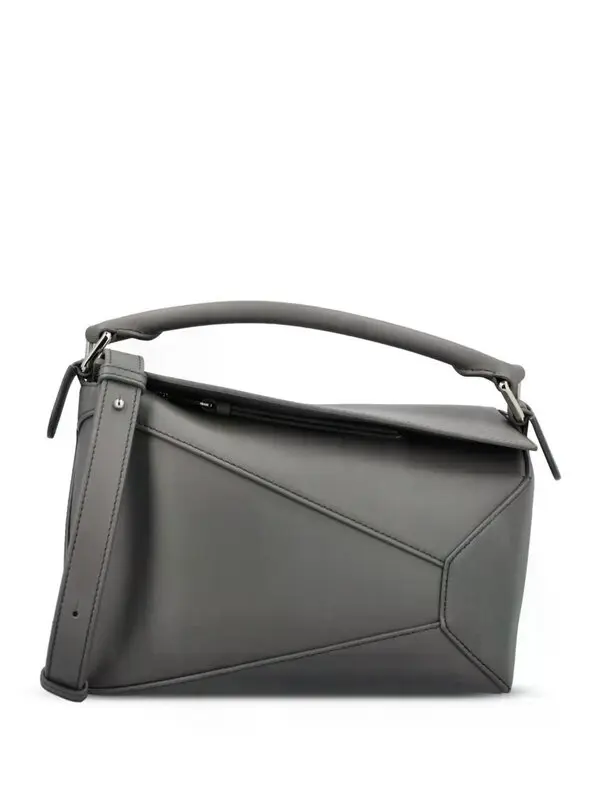 Loewe Small Puzzle Edge Tote - Black