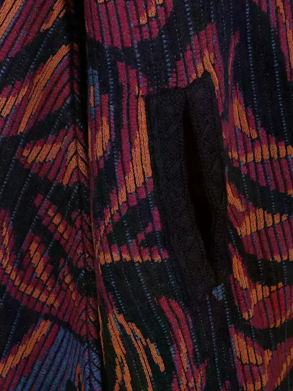 Etro Floral-jacquard Tassel-detail Cape
