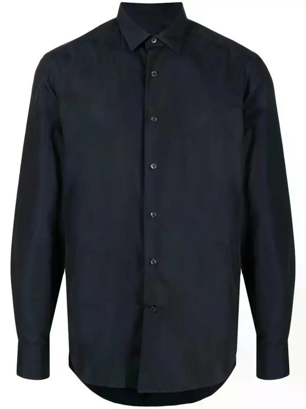 LANVIN Spread-collar Cotton Shirt
