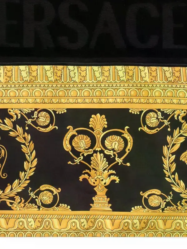 Versace Barocco-print Towel