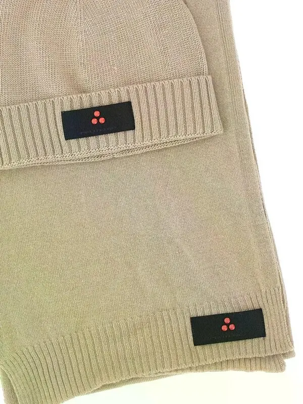 Peuterey Logo-patch Scarf Set
