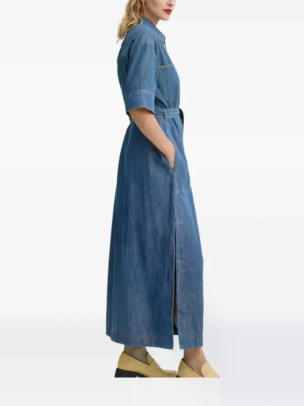 Munthe Belted Denim Shirt Dress