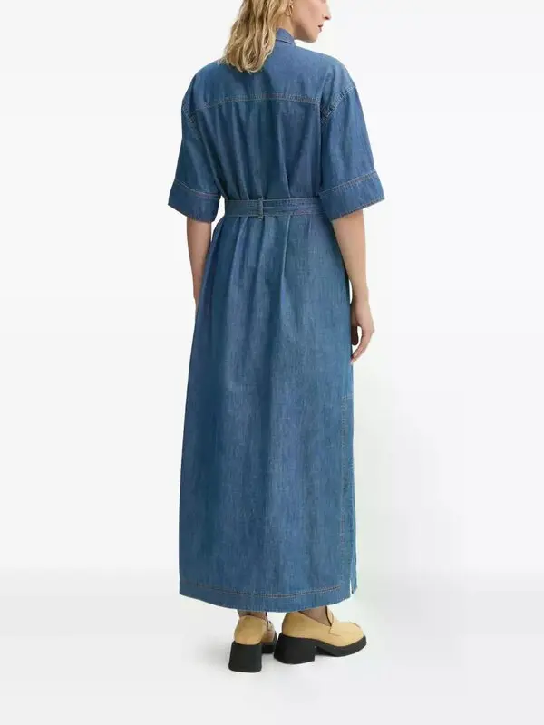Munthe Belted Denim Shirt Dress
