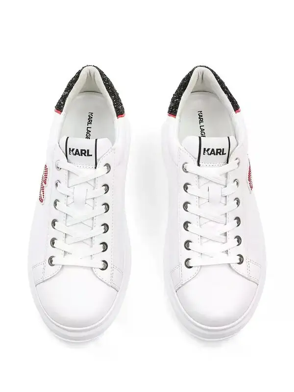 Karl Lagerfeld Logo Patch Low Top Sneakers
