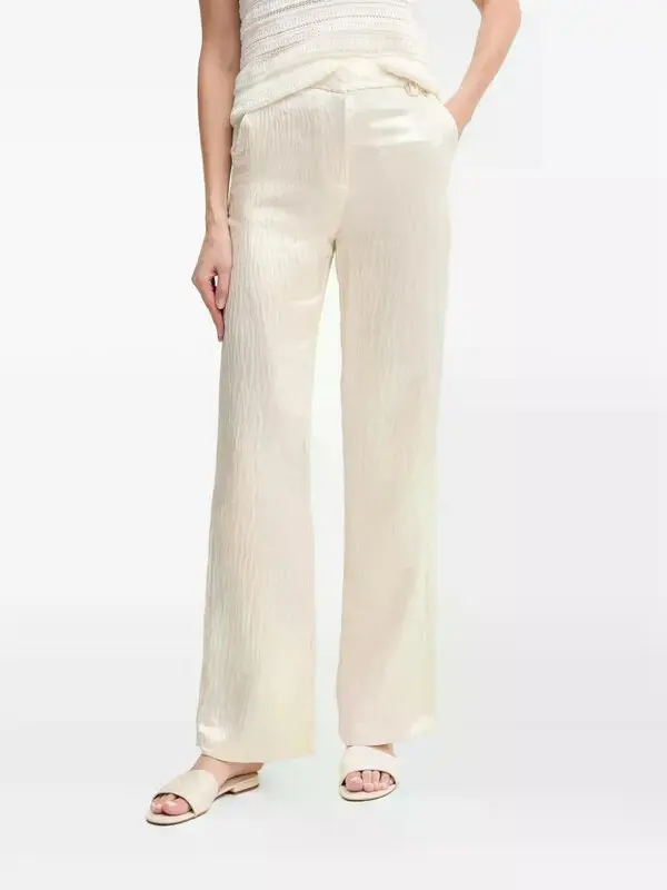 PEDRO DEL HIERRO Textured Satin Trousers