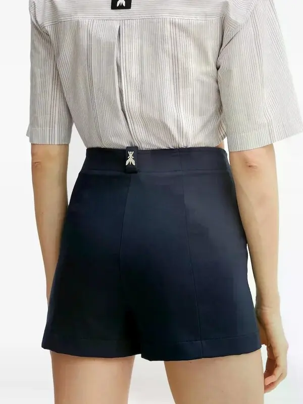 Patrizia Pepe Logo-plaque High-waisted Shorts