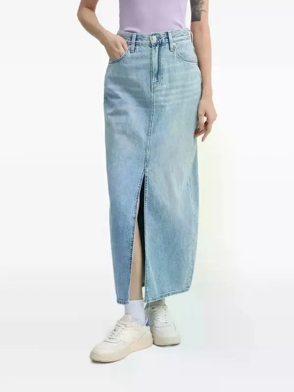 G-star Raw Denim Centre-split Midi Straight Skirt