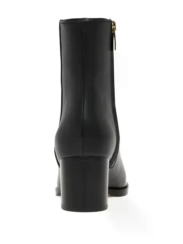 GIANVITO ROSSI Santiago Leather Ankle Boots