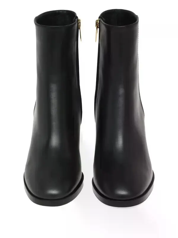 GIANVITO ROSSI Santiago Leather Ankle Boots