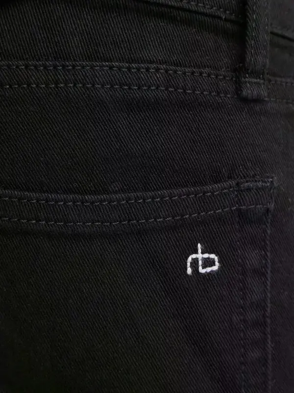 Rag & Bone Logo-embroidered Jeans