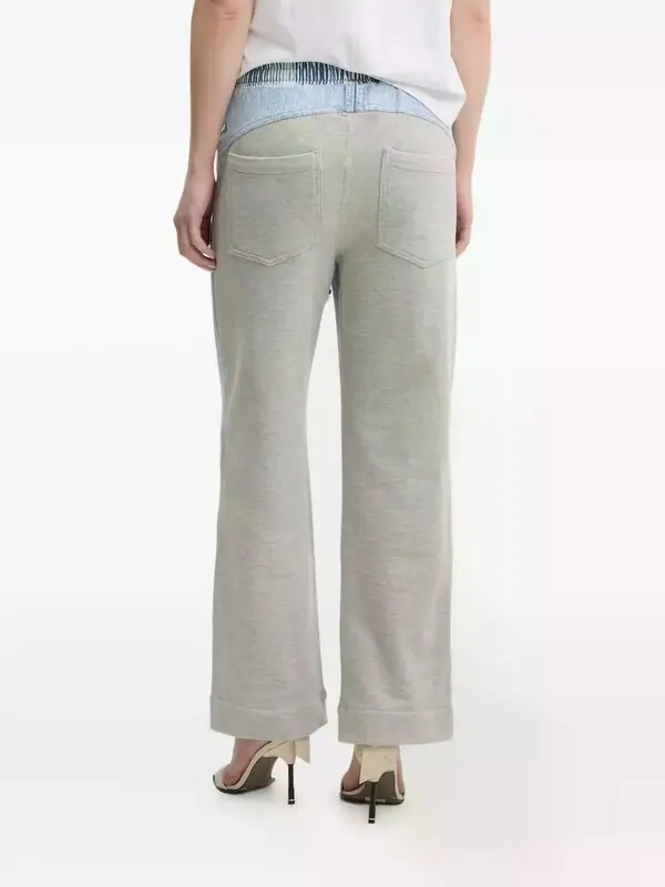 Desigual Denim-paneled Sweatpants