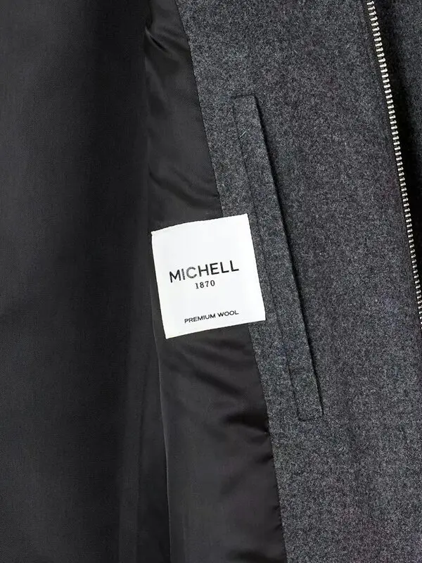 STUDIO TOMBOY Zip-up Wool Jacket - Grey
