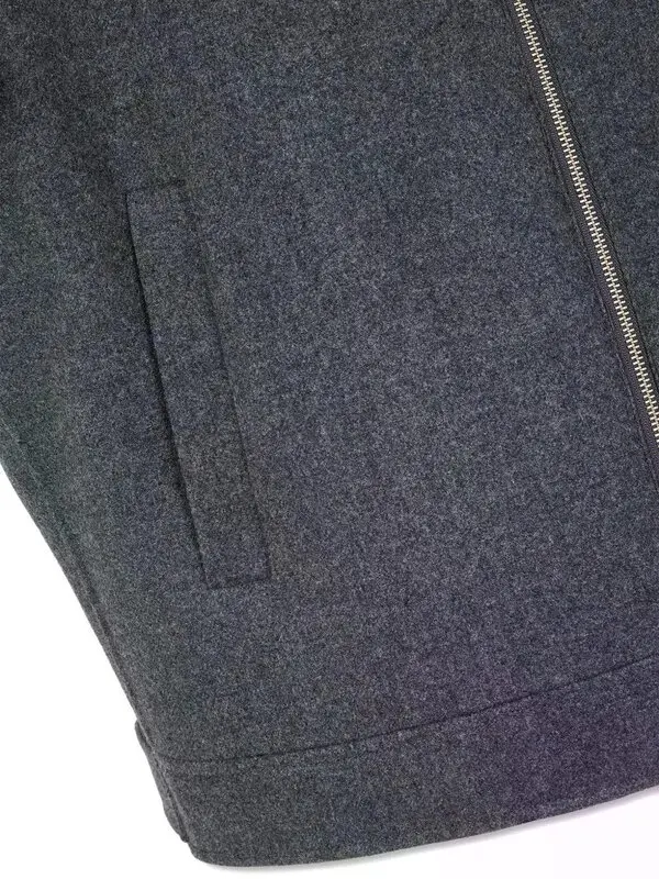 STUDIO TOMBOY Zip-up Wool Jacket - Grey