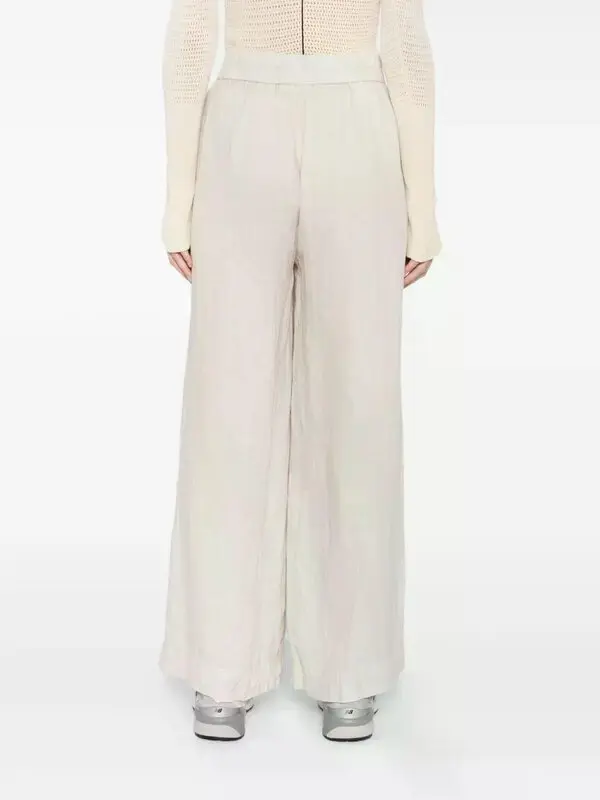JAMES PERSE Linen Wide-leg Trousers - Neutrals